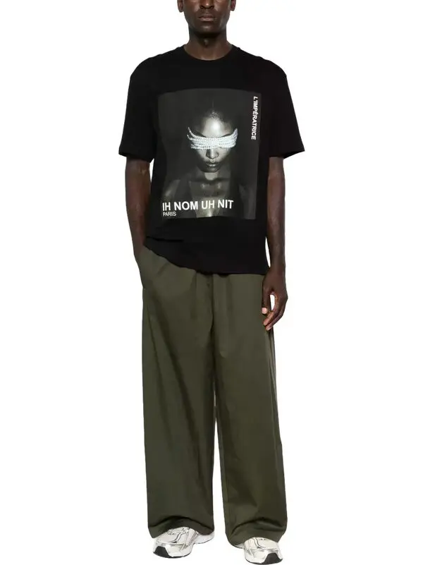 IH NOM UH NIT L'impératrice Graphic-print T-shirt - Black