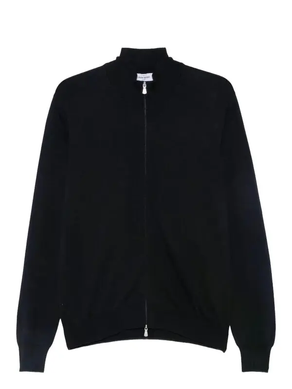 GRAN SASSO Zip-up High-neck Jacket - Blue