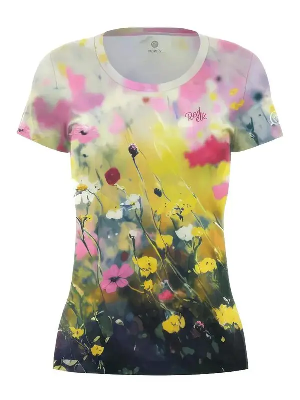 REDELK Floral Print T-shirt - Yellow