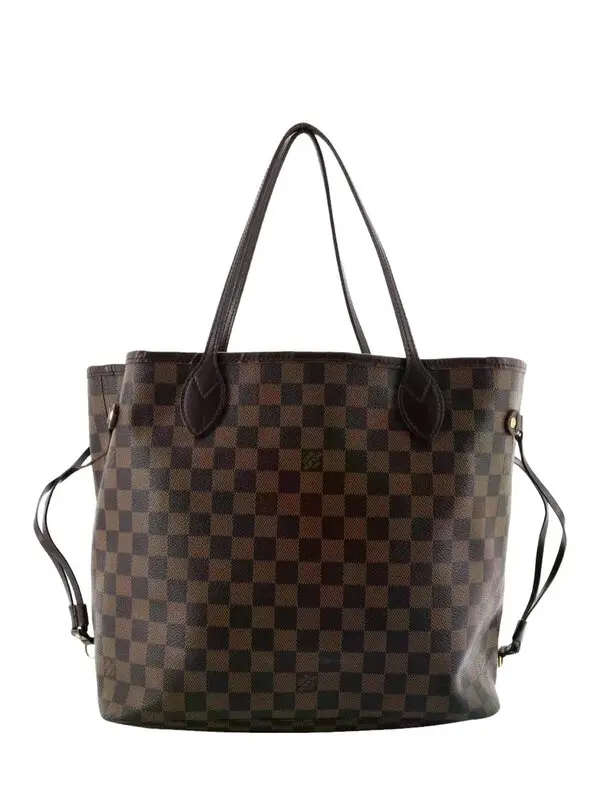 LOUIS VUITTON Neverfull Damier Mm Tote Bag - Brown