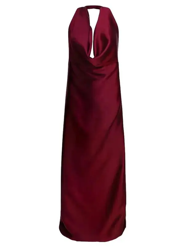 SEMPER Halterneck Maxi Dress - Red