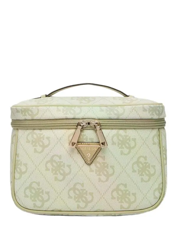 Guess Berta Logo-print Vanity Case - Neutrals