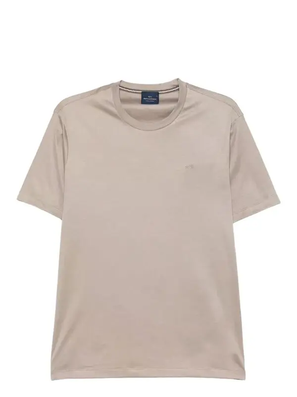 Paul & Shark Logo-embroidered T-shirt - Neutrals