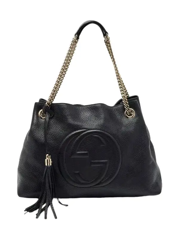 Gucci Medium Soho Tote Bag - Black