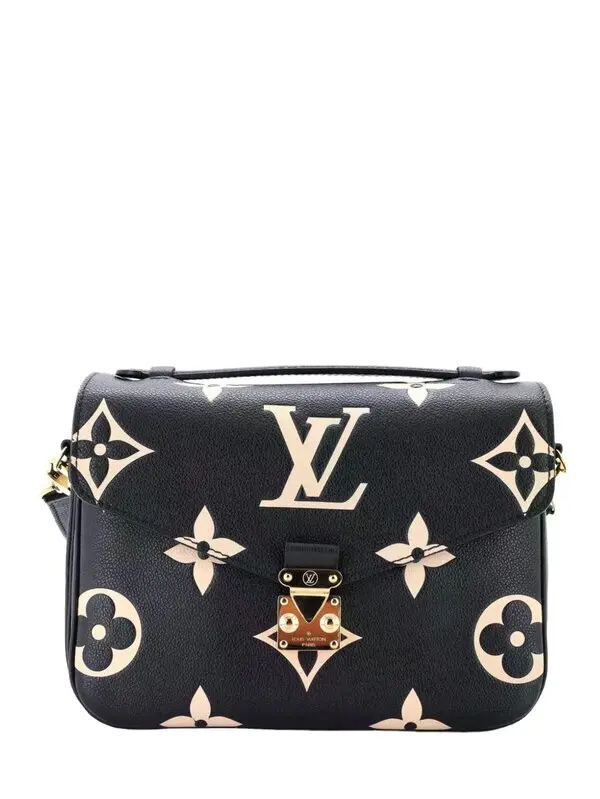 LOUIS VUITTON Bicolor Monogram Empreinte Giant Crossbody Bag - Black