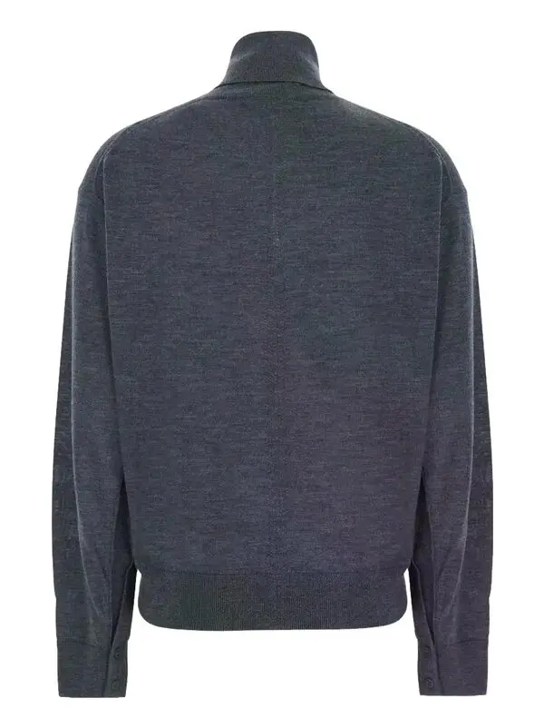 SEMICOUTURE Freda Roll-neck Wool Sweater - Grey