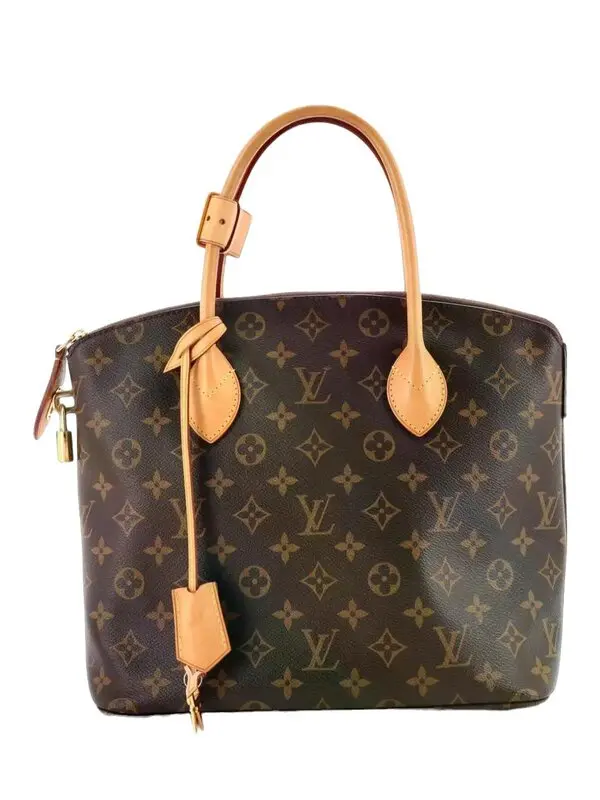 LOUIS VUITTON Lockit Nm Handbag Monogram Canvas Pm Satchel - Brown