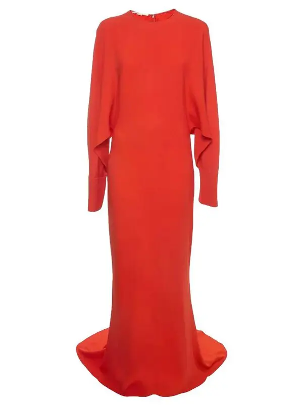 Stella McCartney Cape-sleeve Maxi Gown - Red
