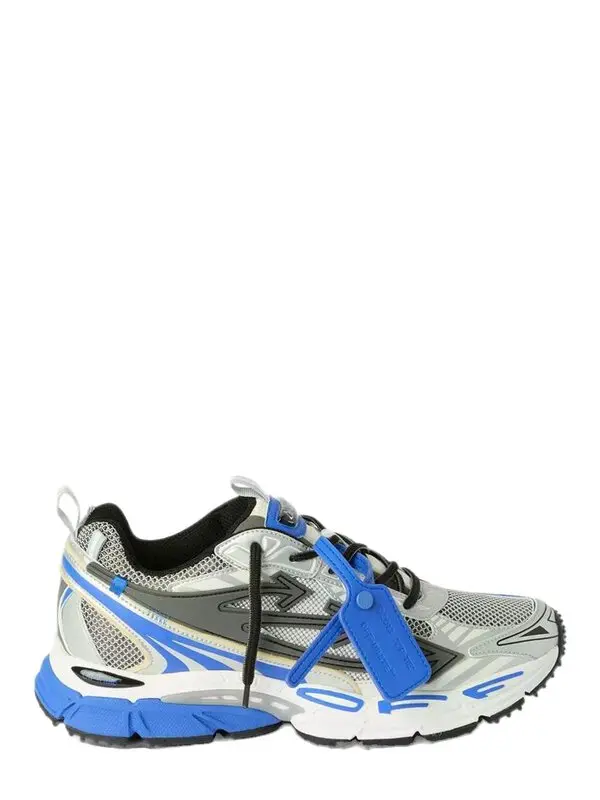 Off-White Panel Lace-up Sneakers - Grey