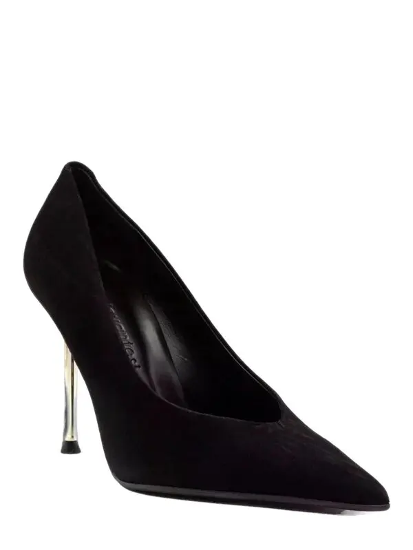SERGIO LEVANTESI Suede Tapered-toe Pumps - Black