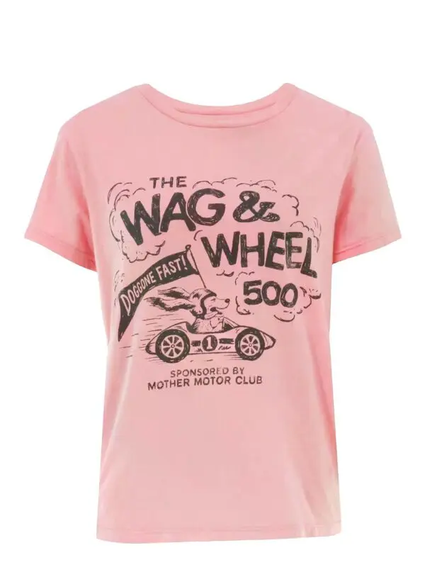 MOTHER The Lil Goodie Goodie Graphic-print T-shirt - Pink