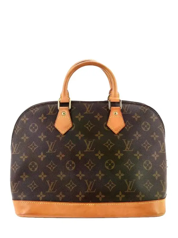 LOUIS VUITTON Monogram Canvas Alma Pm Satchel - Brown
