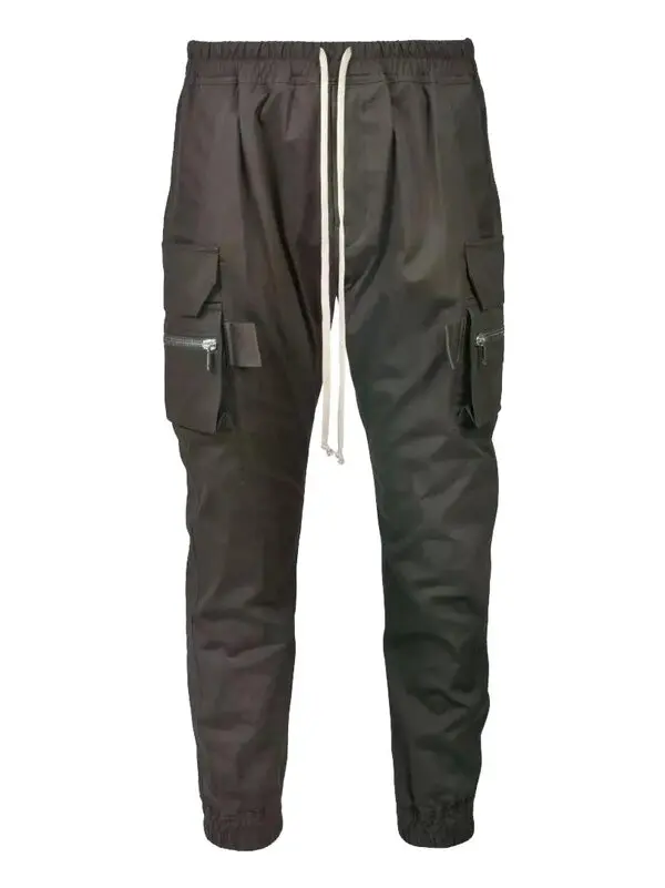 Rick Owens Mastodon Drawstring Track Pants - Grey
