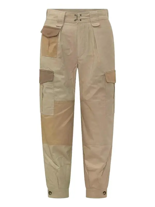 MARANT ETOILE Patchwork Cargo Pants - Neutrals