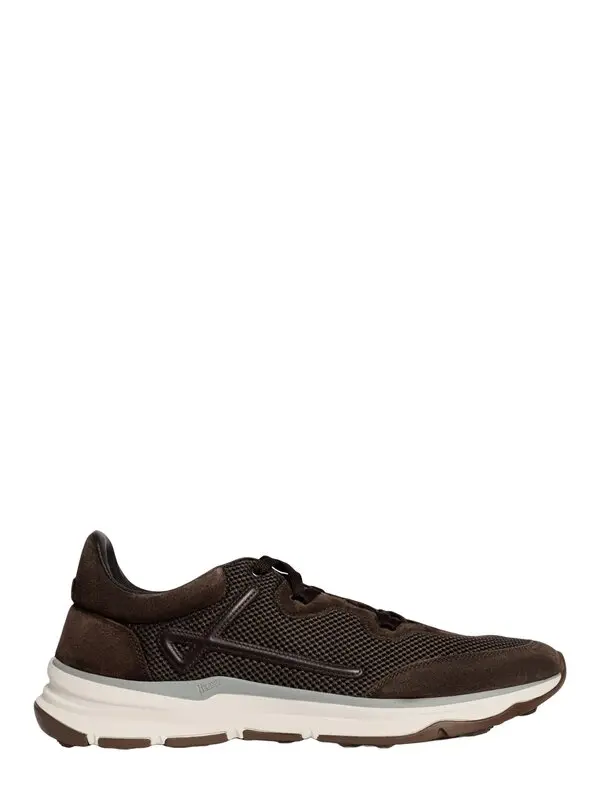 Herno Maggiore Mesh Sneakers - Brown