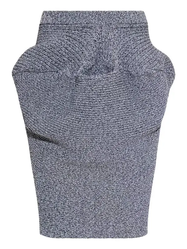 Issey Miyake Found Stone Pocket Midi Skirt - Grey