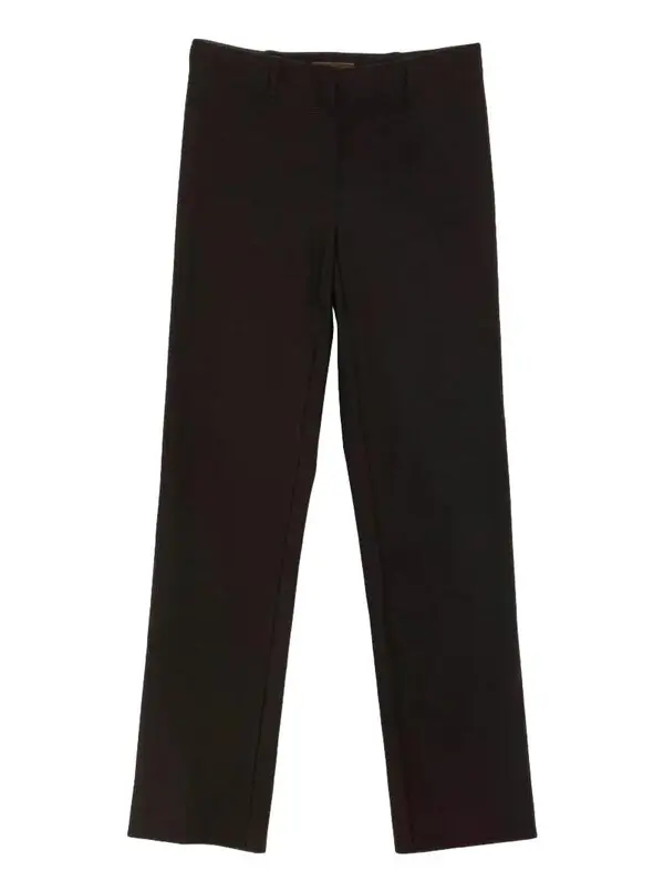 Prada Belt-loop Straight Leg Trousers - Brown
