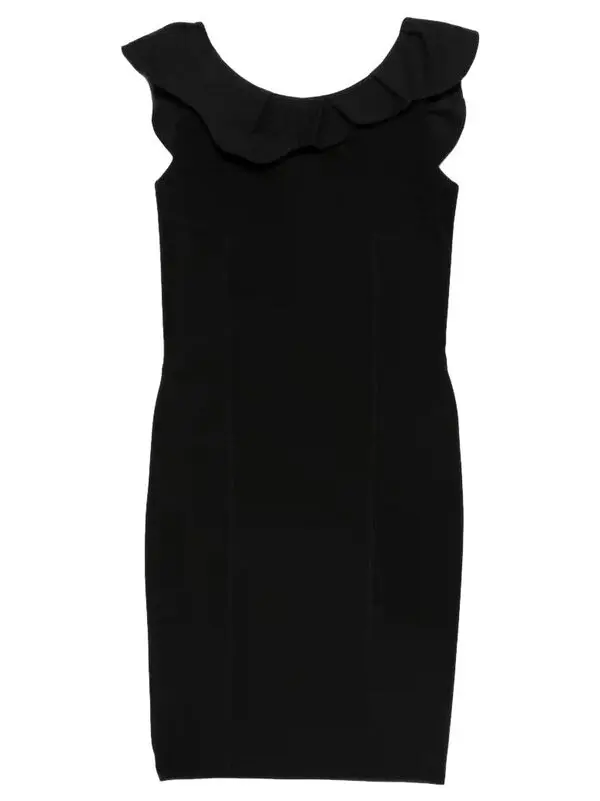 Valentino Garavani Ruffled Sleeveless Mini Dress - Black