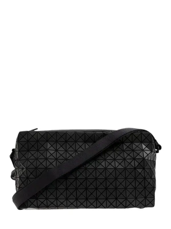 Issey Miyake Geometric-panel Shoulder Bag - Black