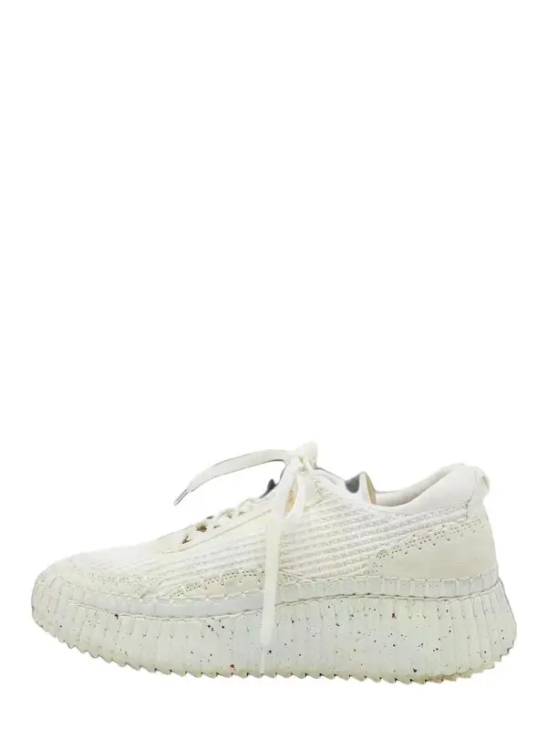 Chloé Nama Lace-up Sneakers - White