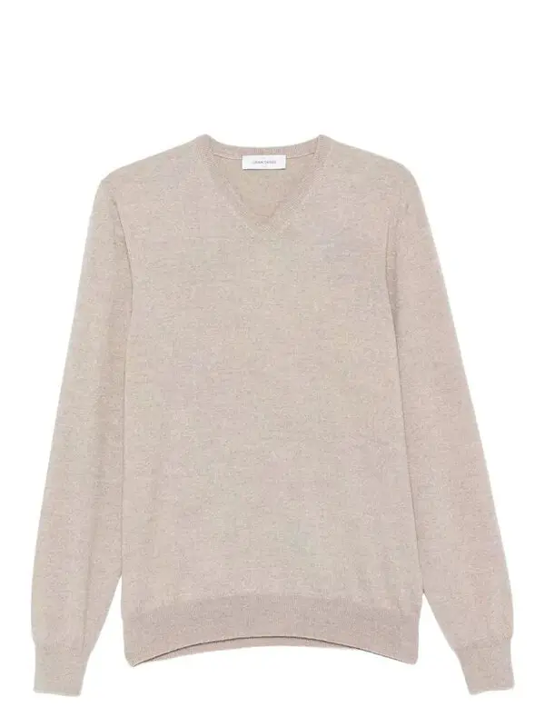 GRAN SASSO V-neck Sweater - Neutrals