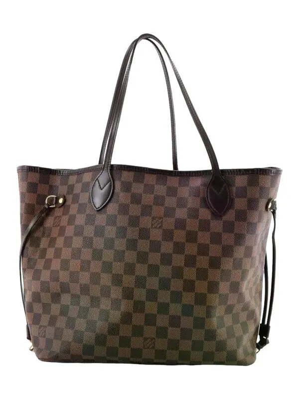 LOUIS VUITTON Neverfull Damier Mm Tote Bag - Brown
