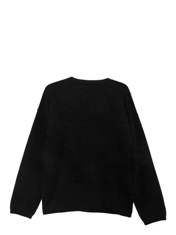 Sofie D'hoore V-neck Drop-shoulder Knit - Black