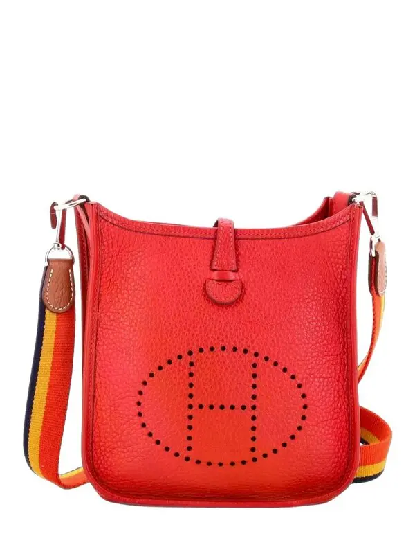 Hermès Evelyne Bag Gen Iii Clemence Tpm Crossbody Bag - Red