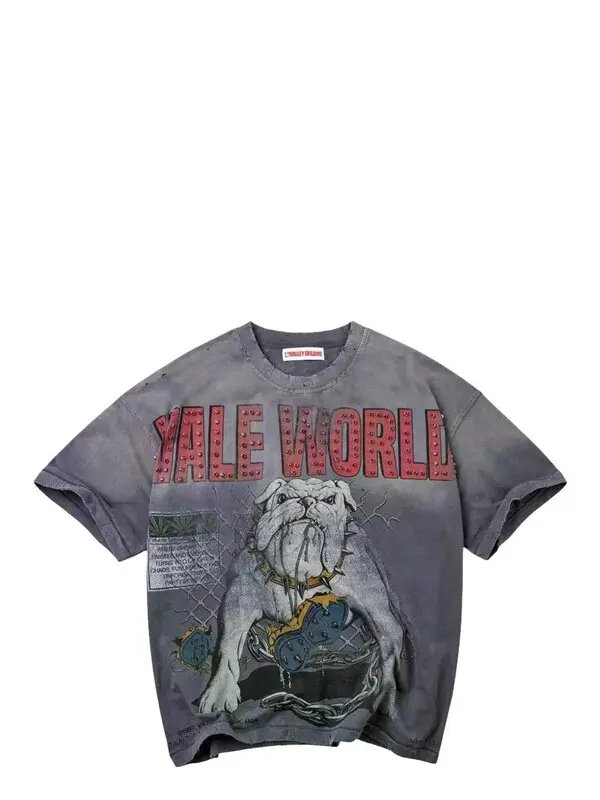 VALE FOREVER Dogyard Graphic-print T-shirt - Grey