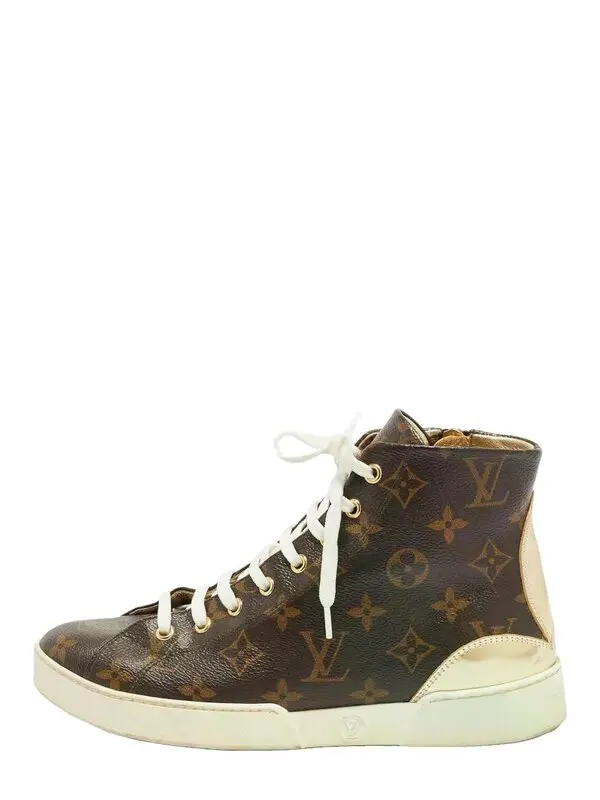 LOUIS VUITTON Stellar Monogram Sneakers - Brown