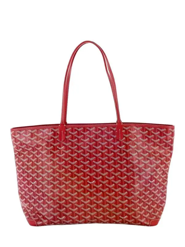 Goyard Artois Tote Coated Canvas Mm Shoulder Bag - Red