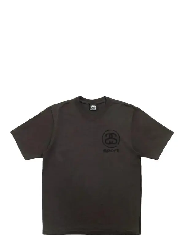 StÜssy Link Sport Pigment-dyed T-shirt - Black