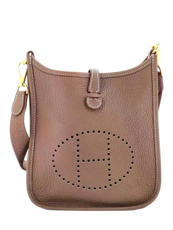 Hermès Evelyne Bag Gen Iii Clemence Tpm Crossbody Bag - Grey