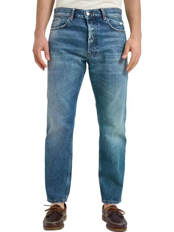 DEPARTMENT 5 Musso Distressed Straight-leg Jeans - Blue