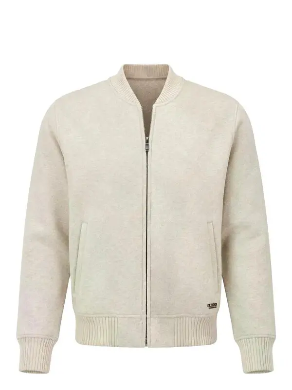 Guess Wool-blend Bomber Jacket - Neutrals