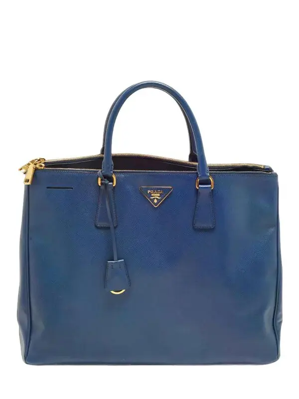 Prada Galleria Double-zip Tote Bag - Blue