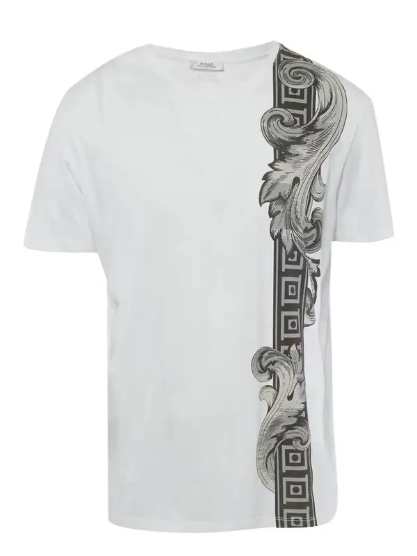Versace Baroque-print T-shirt - White