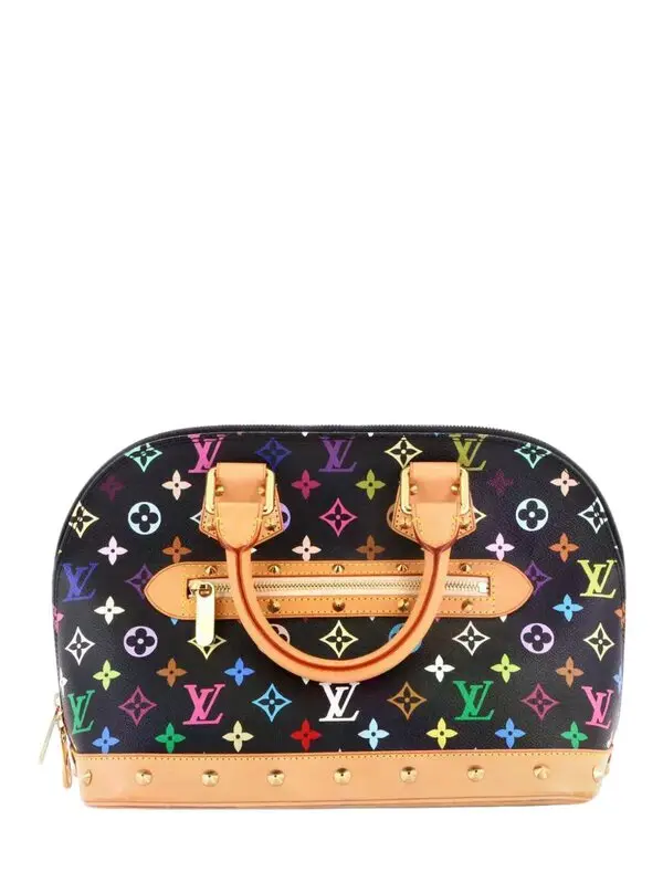 LOUIS VUITTON Monogram Multicolor Pm Satchel - Black