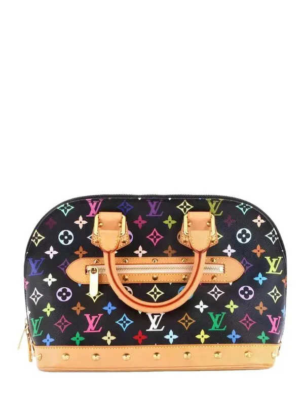 LOUIS VUITTON Monogram Multicolor Pm Satchel - Black