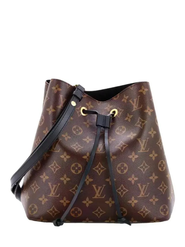 LOUIS VUITTON Monogram Canvas Mm Bucket Bag - Brown