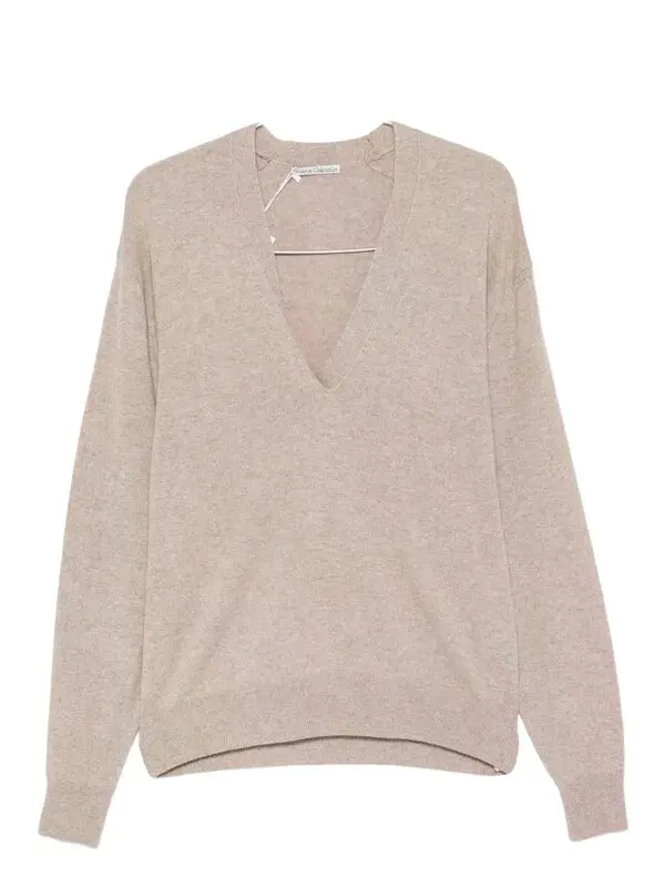 Source Unknown Byrone Half-twist Sweater - Neutrals