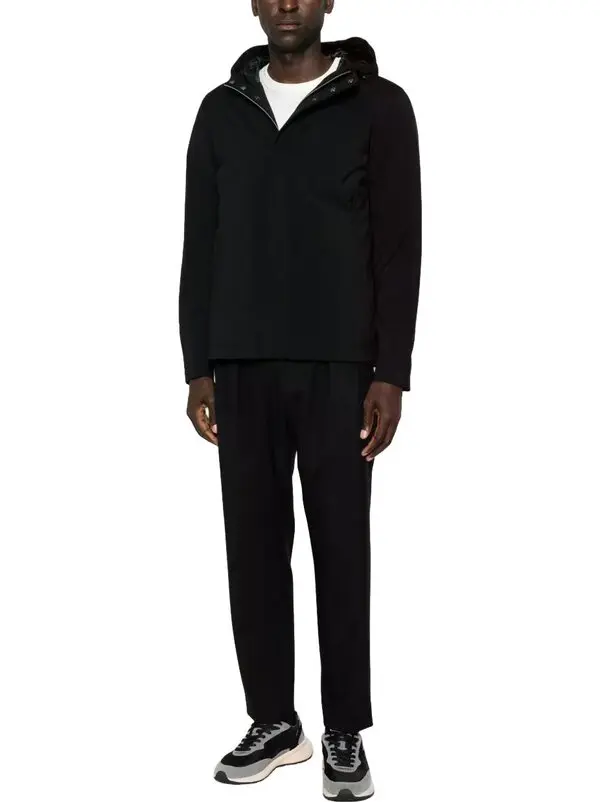 Herno Hooded Coat - Black