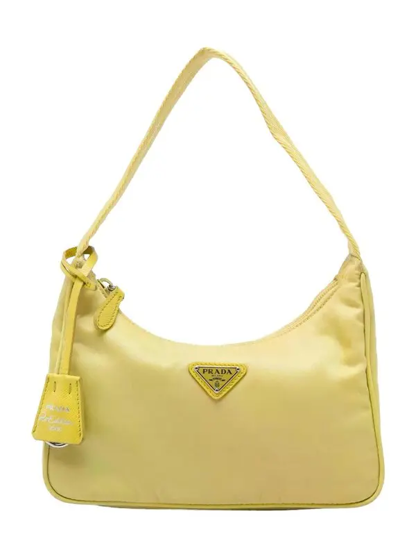Prada Re Edition 2000 Mini Tessuto Shoulder Bag - Yellow
