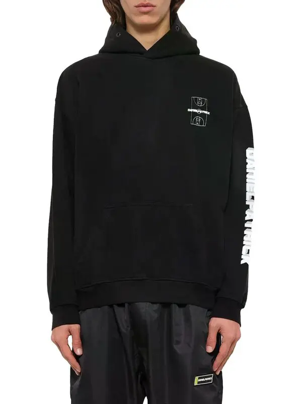 DANIEL PATRICK Court Hoodie - Black