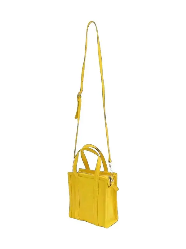 Balenciaga Leather Tote Bag - Yellow