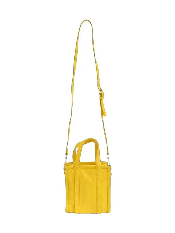 Balenciaga Leather Tote Bag - Yellow