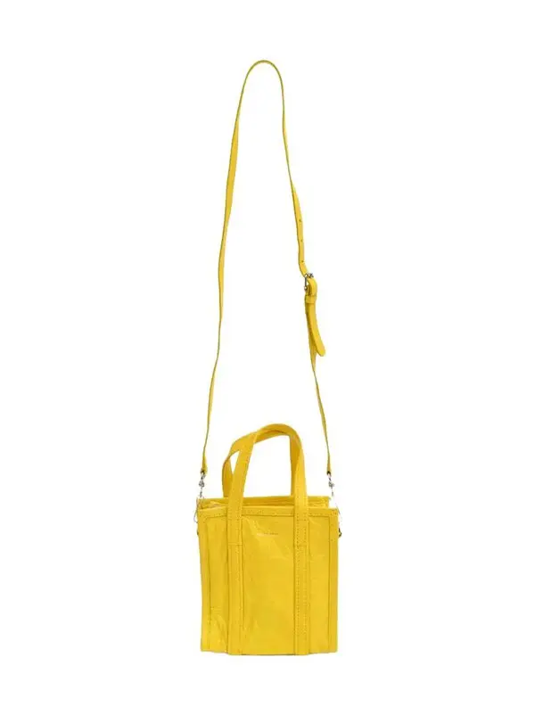 Balenciaga Leather Tote Bag - Yellow