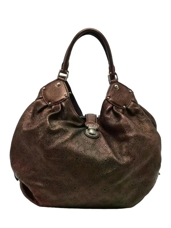 LOUIS VUITTON Monogram Mahina Tote Bag - Brown