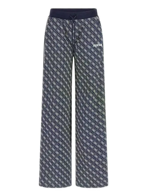 Guess 4g Logo Sarah Track Pants - Blue