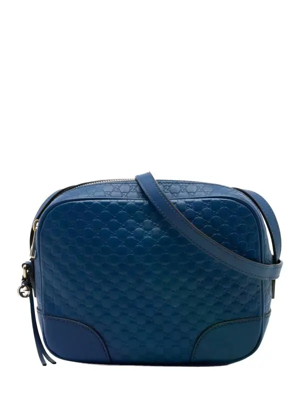 Gucci 2016-2026 Microguccissima Bree Crossbody Bag - Blue